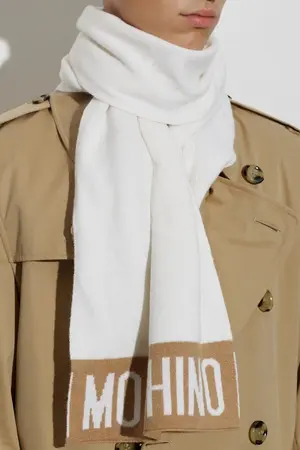 Moschino Scarf With Logo