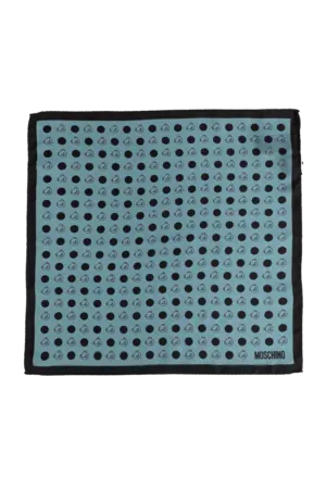 Moschino Silk Scarf - Blue
