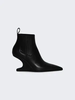Rick Owens Tower Cantilever 8 Ankle Boots - Black