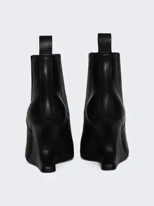 Rick Owens Tower Cantilever 8 Ankle Boots - Black