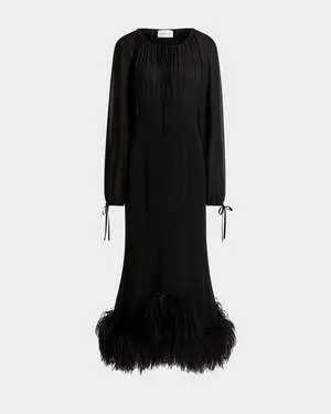 16Arlington Davis Midi Dress - Black
