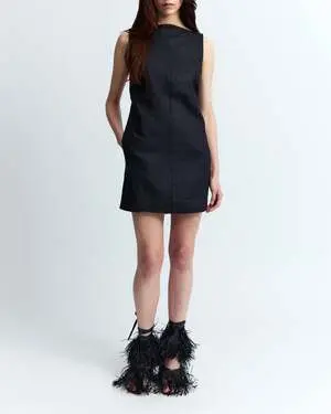 16Arlington Nia Mini Dress With Open Back