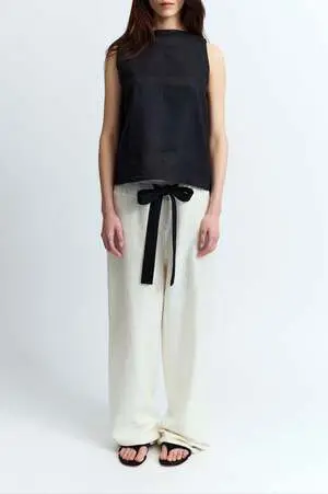16Arlington Ziella Top With Tie Detail