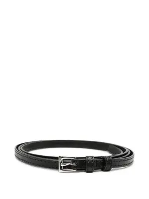 N.21 Belt Silver Buckle "6601.6974 9000 - Black