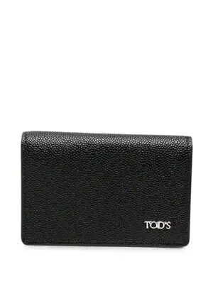 TOD`S Accessories Card Holder "caviar Baby - Black