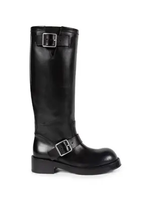 ANN DEMEULEMEESTER Boots Buckles "arwa - Black