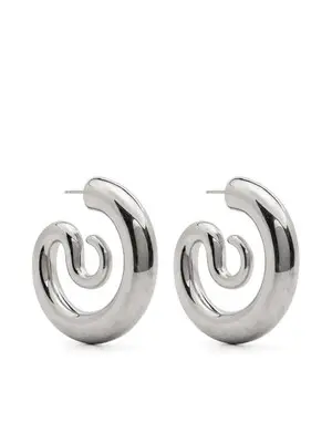 PANCONESI Earrings Medium "serpent - Metallic