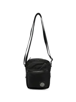 Stone Island Crossbody Bag - Black