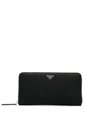 Emporio Armani Accessory Continental Wallet "classic - Black