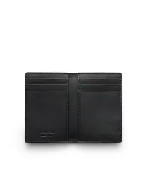 Prada Antiqued Leather Card Holder