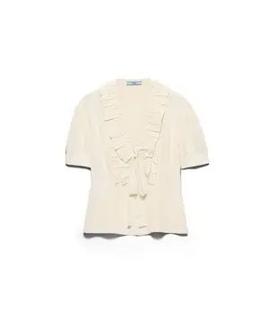Prada Marocain Shirt - Neutral