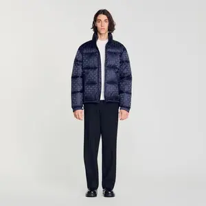Sandro Water-repellent Cross-motif Puffer