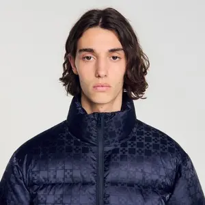 Sandro Water-repellent Cross-motif Puffer