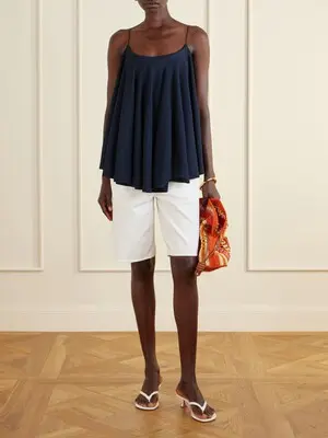 Jacquemus Le Haut Voile Open-back Jersey Top