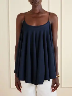 Jacquemus Le Haut Voile Open-back Jersey Top