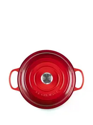 LE CREUSET Logo-embossed Lidded Casserole Dish - Red