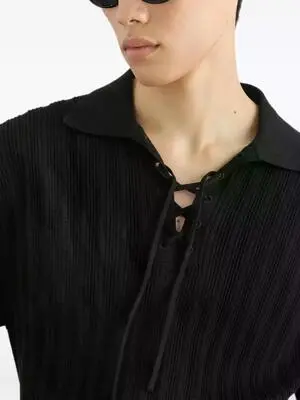 Dolce & Gabbana Cotton Serafino Polo Shirt