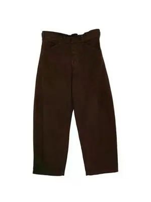 LEMAIRE High-waisted Wide-leg Trousers - Brown