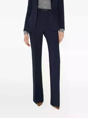 Elisabetta Franchi Trousers In Double-layer Stretch Crêpe