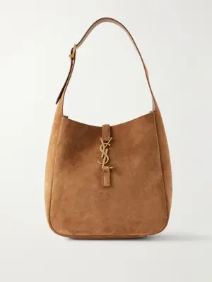 Saint Laurent Le 5 À 7 Supple Suede Bag - Orange