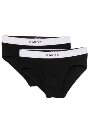 TOM FORD Pack Of 2 Briefs - Black