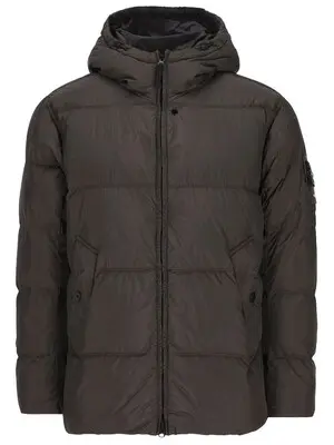 Stone Island Wind-resistant Down Jacket With Water Repellent