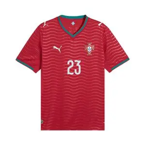 PUMA Portugal 2026 Home Player Jersey Ronaldo Version 'club /green Lagoon - Red