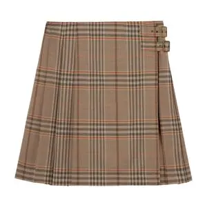 Burberry Odessa Skirt With Plaid Pattern