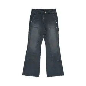 PROTOCOL INDEX Carpenter Flared Denim - Black