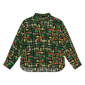 DENIM TEARS Fruit Collage Button-up - Multicolor