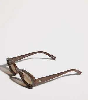 Le Specs Oval Sunglasses