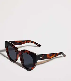 Le Specs Oversized Air Heart Sunglasses