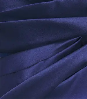 Talbot Runhof Mikado Satin Pleated Gown