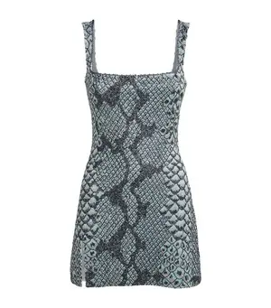 CLIO PEPPIATT Beaded Medusa Mini Dress