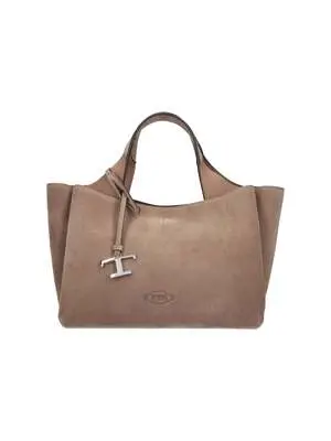 TOD`S Italian Calf Leather Shoulder Bag - Brown