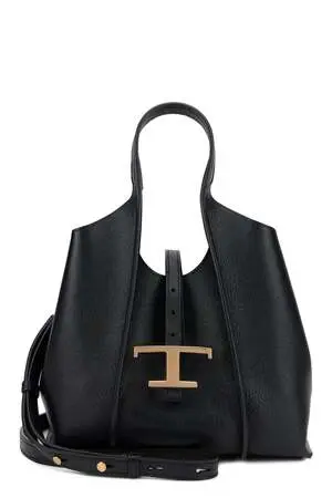 TOD`S Tod's Soft Leather Shoulder Bag With Removable Strap, 30 Cm Width