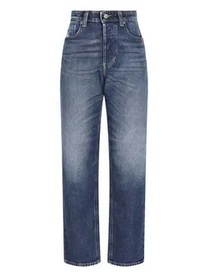 DIESEL® Front-button Five-pocket Jeans