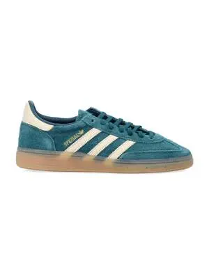ADIDAS ORIGINALS Handball Spezial Leather Suede 3-stripes Lace-up Sneaker - Richgreen