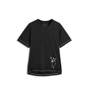 Y3 Graphic Run Short Sleeve T-shirt - Black
