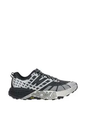 Hoka One One Reflective Upper Detail Sneakers With Extended Heel Pull - Nero