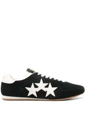 Amiri Star Detailing Leather Sneakers - Nero