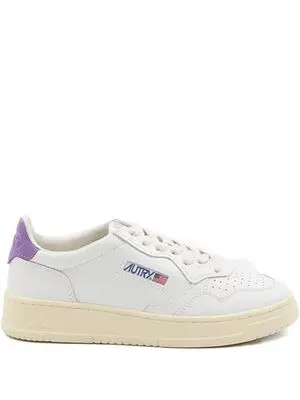 AUTRY 100% Leather Leather Sneaker With Micro-perforated Toe, Padded Collar & Cotton Laces - Bianco