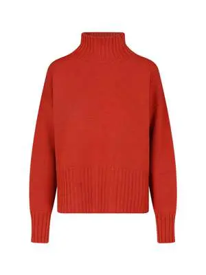 DRUMOHR Ribbed Turtleneck Sweater - Orange