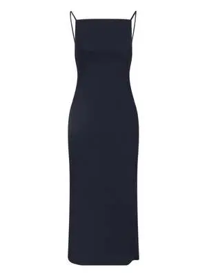 Givenchy Sleek Stretch Viscose-blend Dress - Black