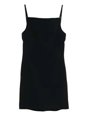 Givenchy Mini Dress With Square Neckline And Spaghetti Straps - Nero