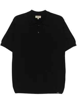 Woolrich Woolrich Men's Cotton Short-Sleeve Polo Shirt With Button Front Blu