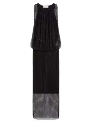 Sportmax Sleeveless Bubble-waist Dress - Nero