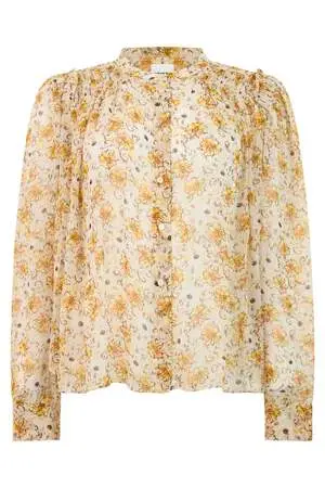 MARANT ETOILE Floral Lightweight Button-front Shirt