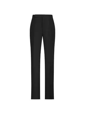 LARDINI Lined Linen Trousers For - Nero