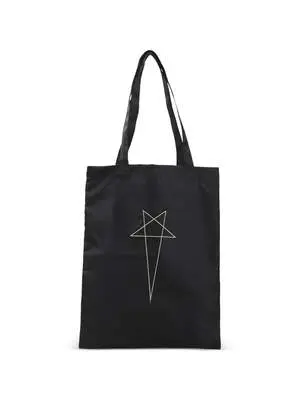 Rick Owens Open-top Nylon Tote Bag - Nero